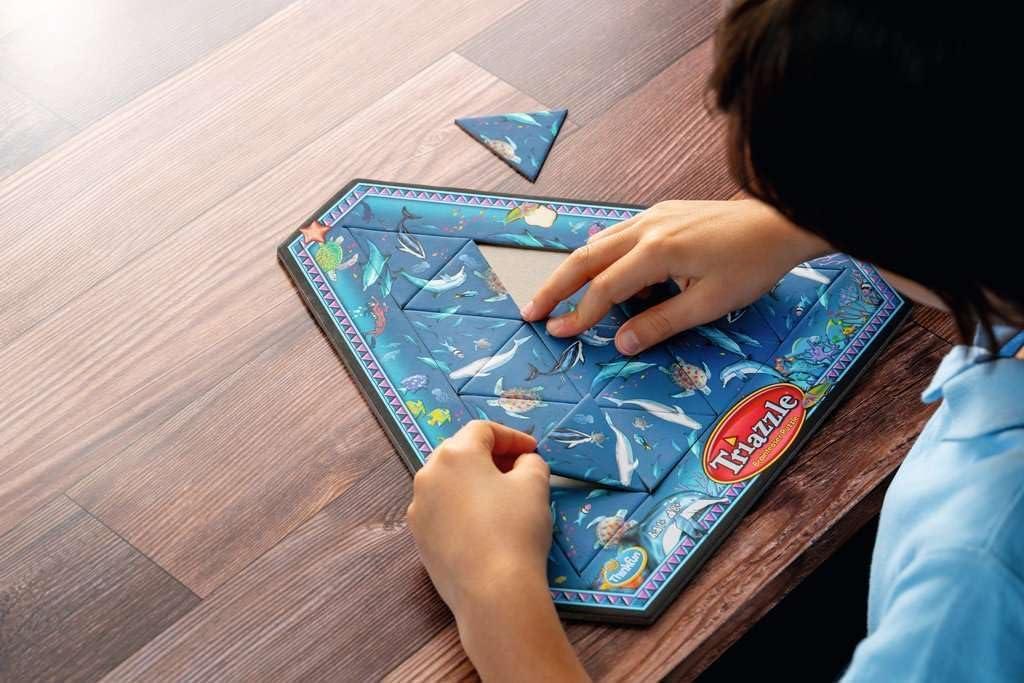 Think Fun Triazzle Picture-Matching Brainteaser (Dolphins) Puzzle for ...