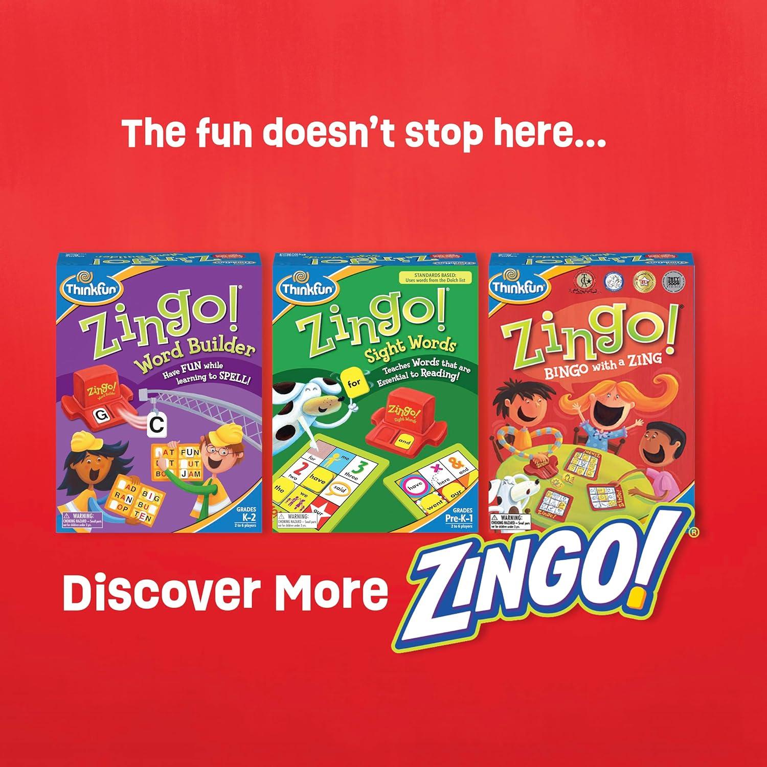 Think Fun Zingo 1-2-3(ThinkFun Zingo 1-2-3 Number Bingo Game | Perfect ...
