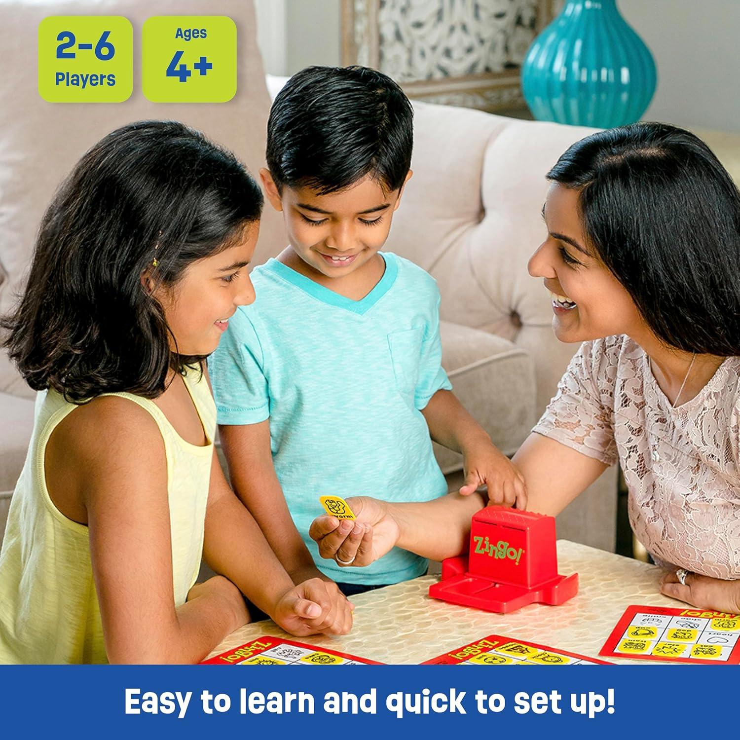 Think Fun Zingo 1-2-3(ThinkFun Zingo 1-2-3 Number Bingo Game | Perfect ...